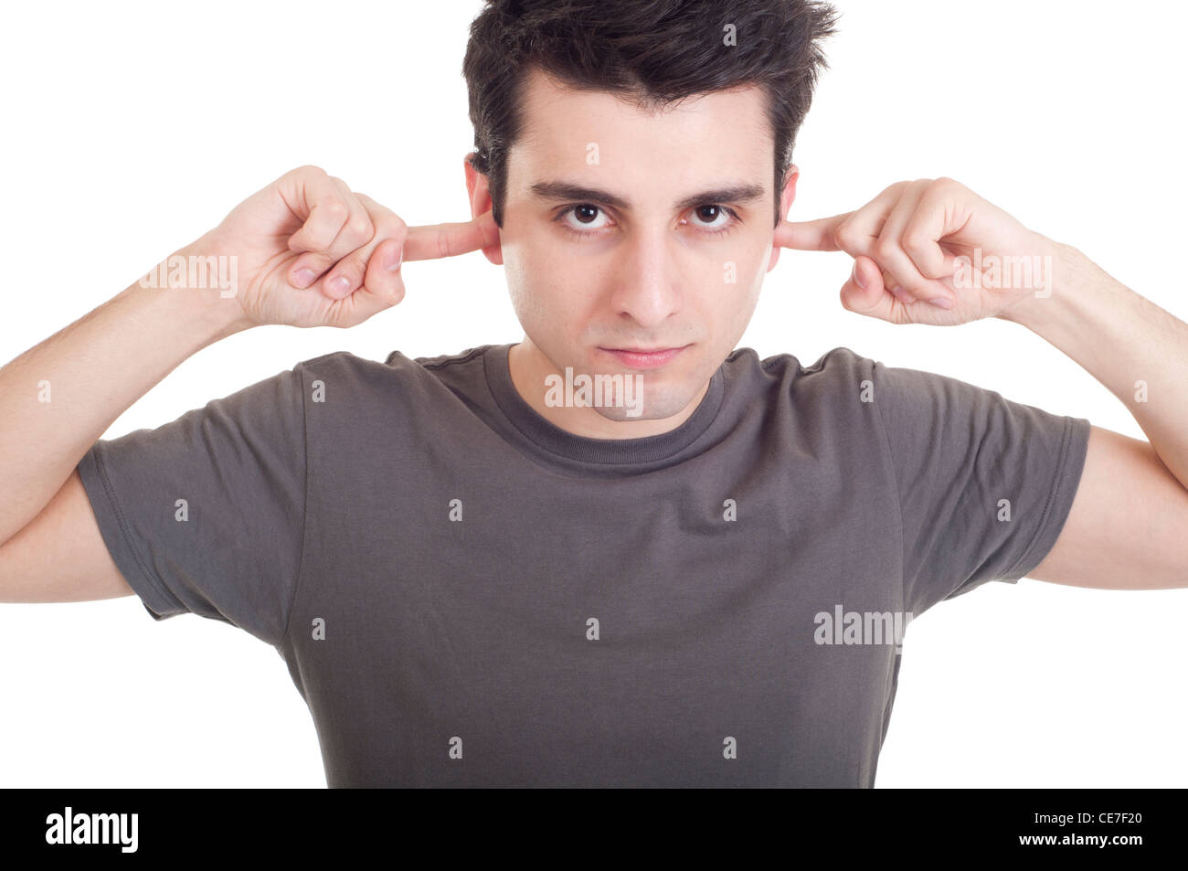 Hearing no evil hi-res stock photography and images - Alamy