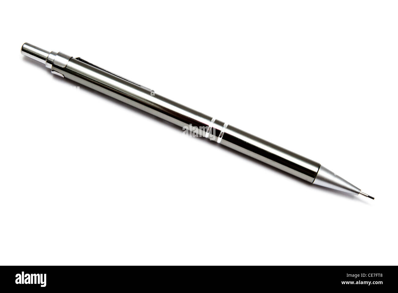 Automatic pencil isolated on white background Stock Photo - Alamy