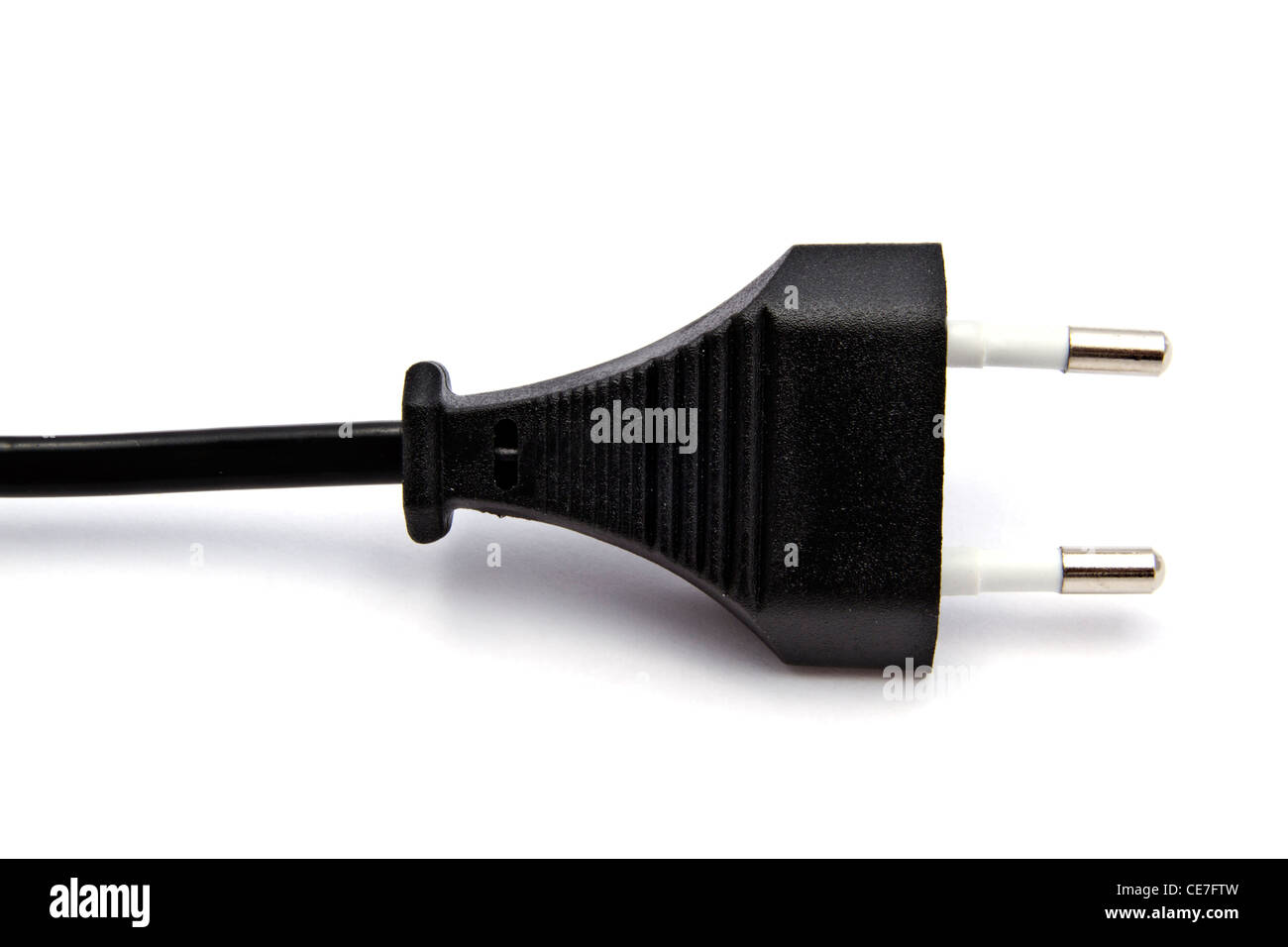 Electric plug isolated on the white background Stock Photo - Alamy