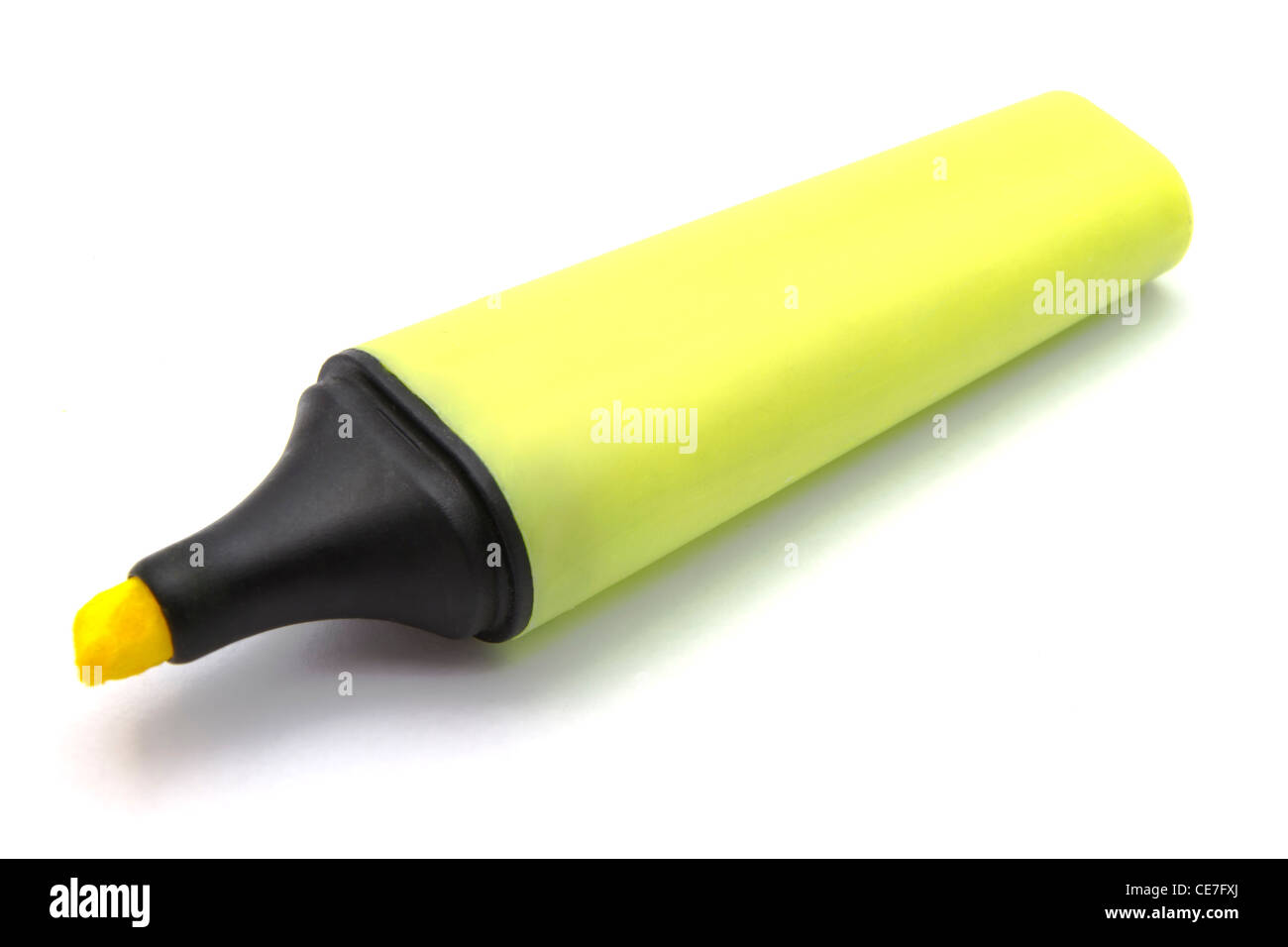 Highlighter isolated on white background Stock Photo - Alamy
