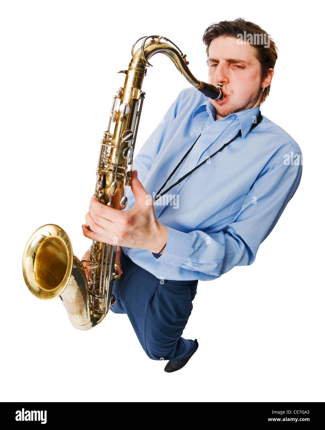 Sax saxophone saxophonist Cut Out Stock Images & Pictures - Alamy