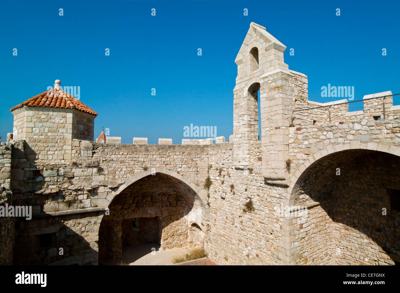 The Saint-Honorat Island's Monastery, Var,France Stock Photo - Alamy