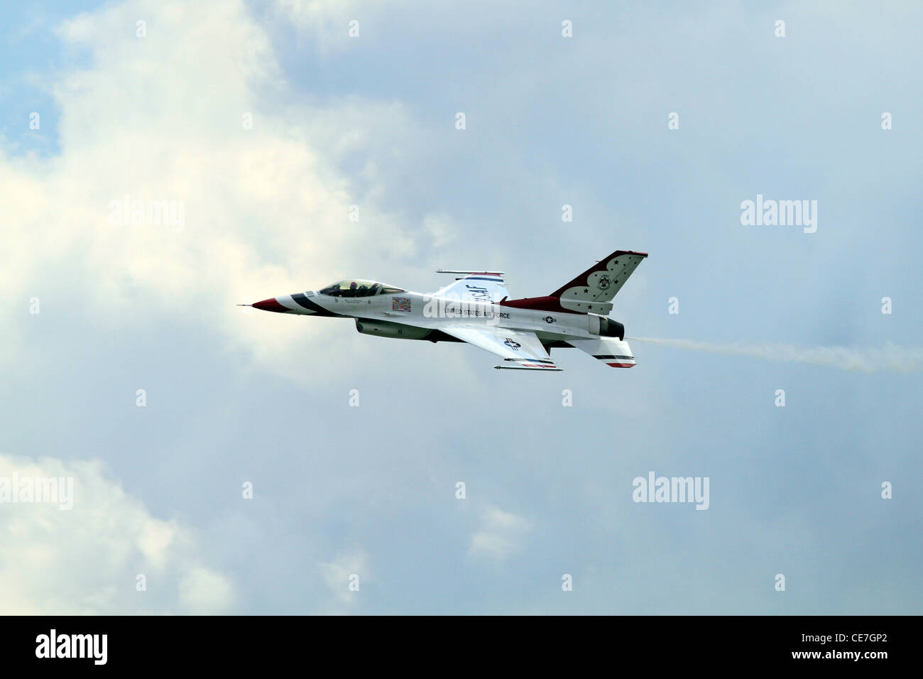 the thunderbirds US airforce display team Stock Photo - Alamy