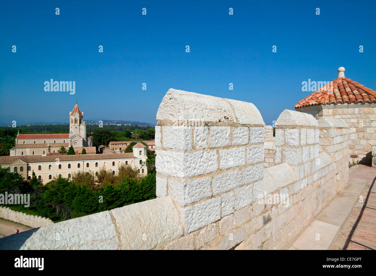 The Saint-Honorat Island's Monastery, Var,France Stock Photo - Alamy