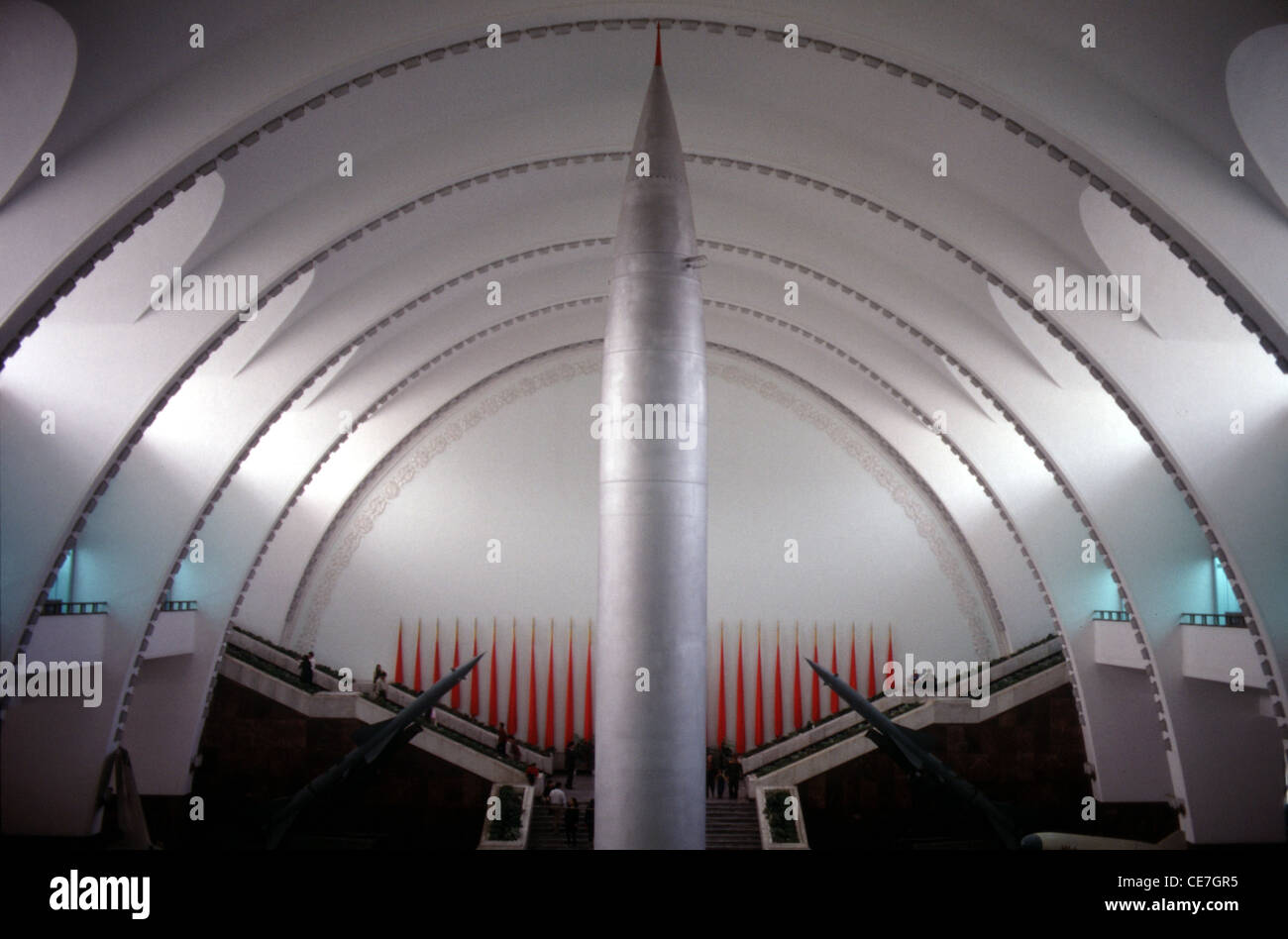 A Dongfeng 1 short-range ballistic missile (SRBM) produced in the 1960s ...