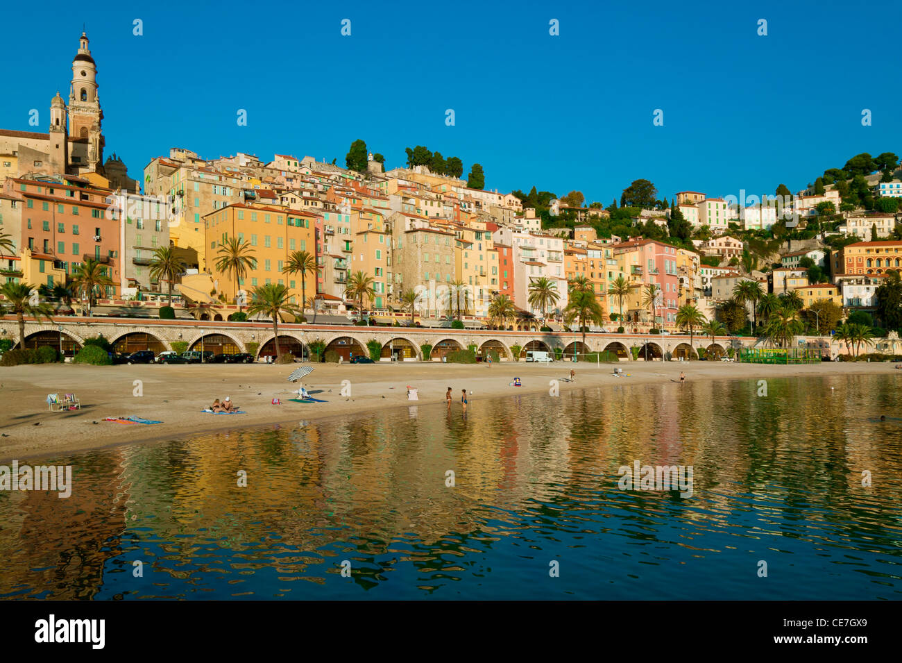 Menton, French Riviera, France Stock Photo - Alamy
