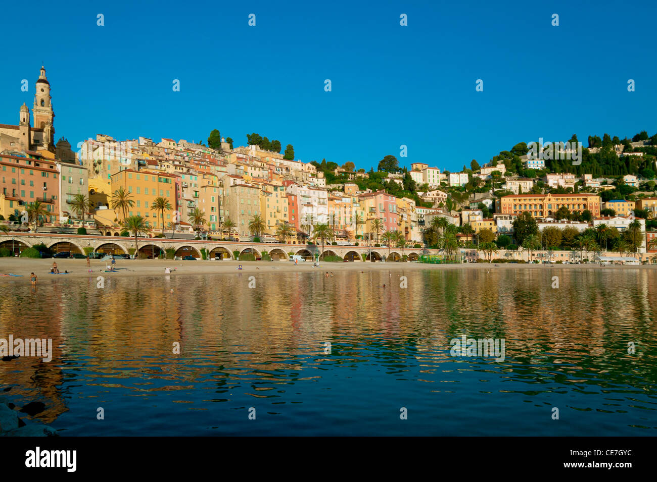 Menton, French Riviera, France Stock Photo - Alamy