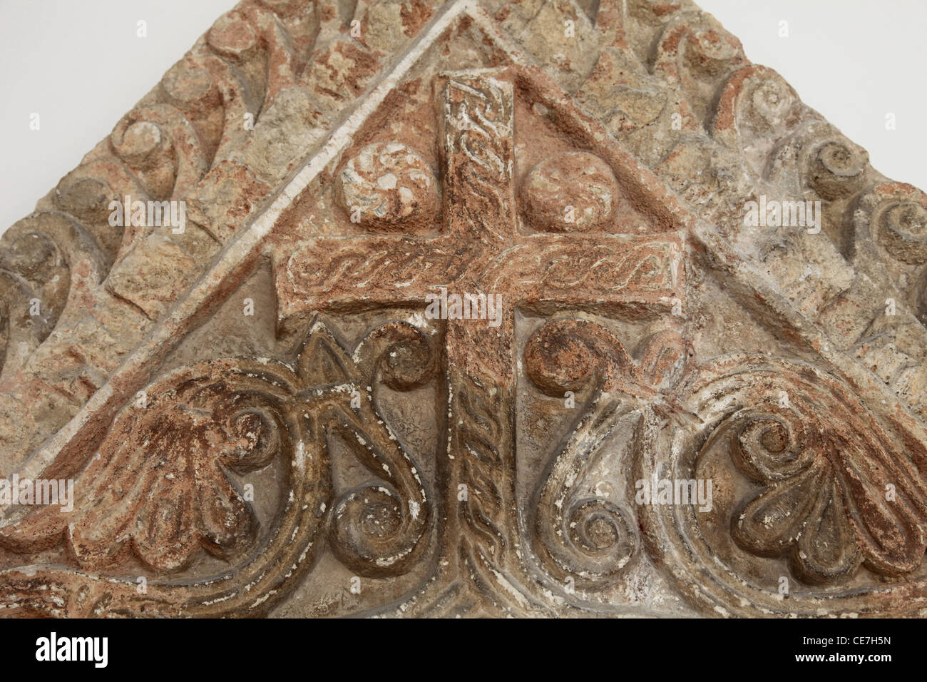 Medieval cross stone Stock Photo - Alamy