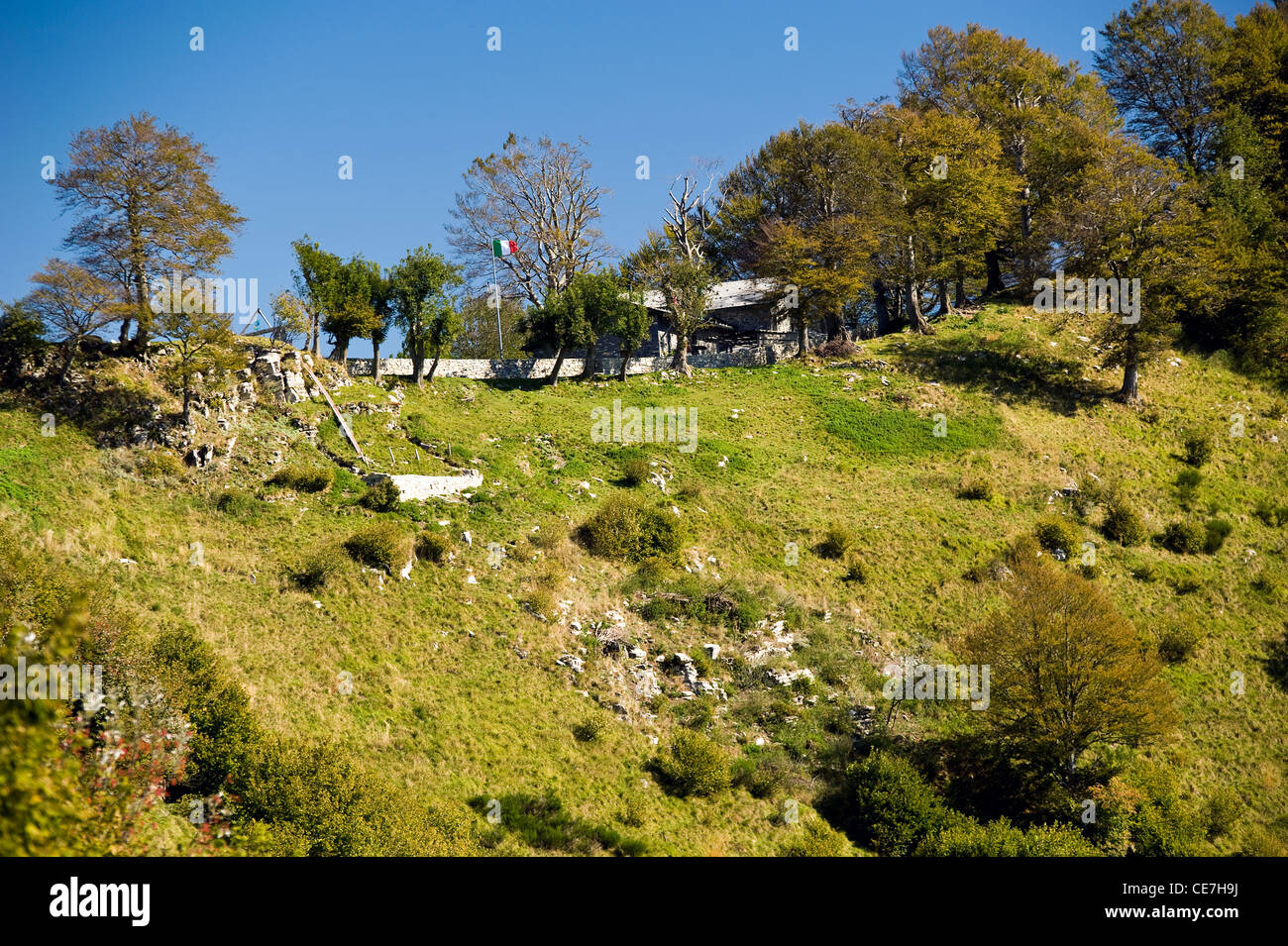 Roccolo San Bernardo, Bisbino mountain, Como Lombardy Italy Stock Photo ...