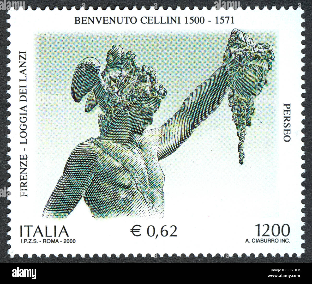 Perseo Sculpture By Benvenuto Cellini High Resolution Stock Photography ...