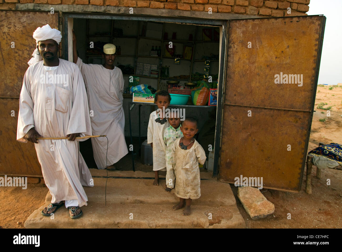 Small shop in refugee camp Darfur Sudan Stock Photo - Alamy