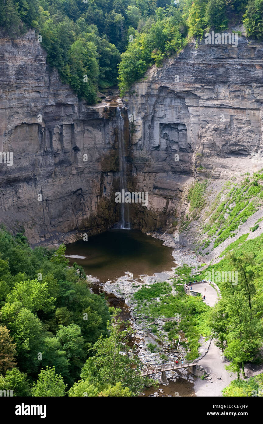Taughannock Falls in Taughannock Falls State Park. Finger Lakes region of New York State Stock ...