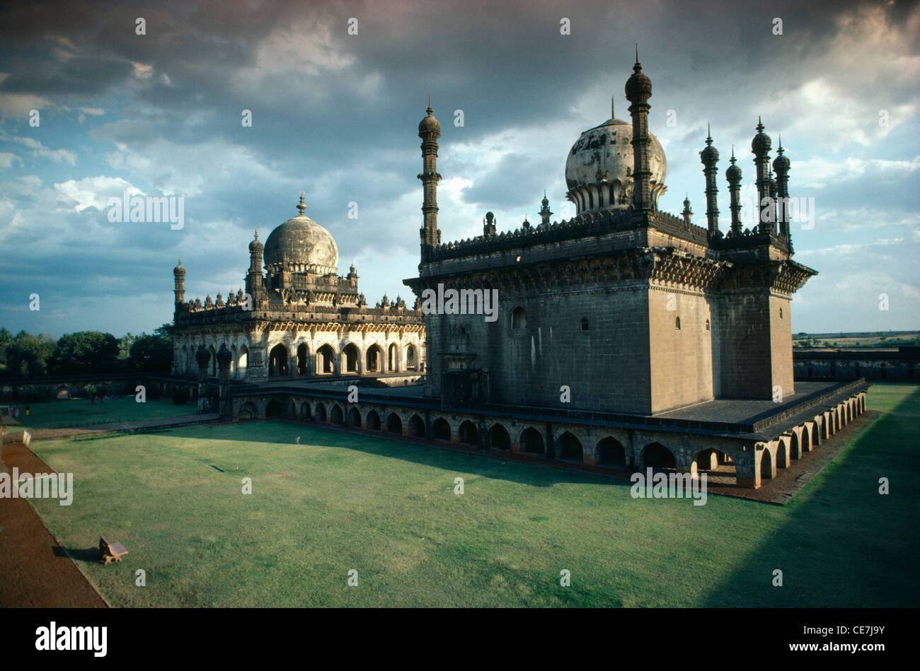 India, Karnataka, Bijapur, Ibrahim Rauza, Constructed by Ibrahim Adil ...