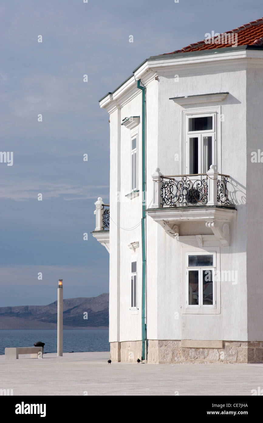 White house, Pag, Croatia Stock Photo - Alamy