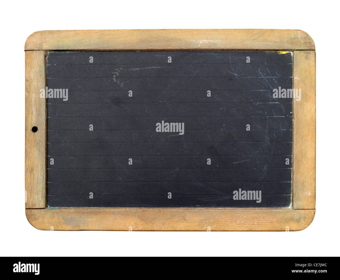 Vintage slate chalk board isolated on white Stock Photo - Alamy