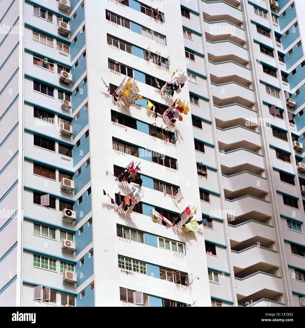 High density public housing in Singapore in Far East Southeast Asia ...
