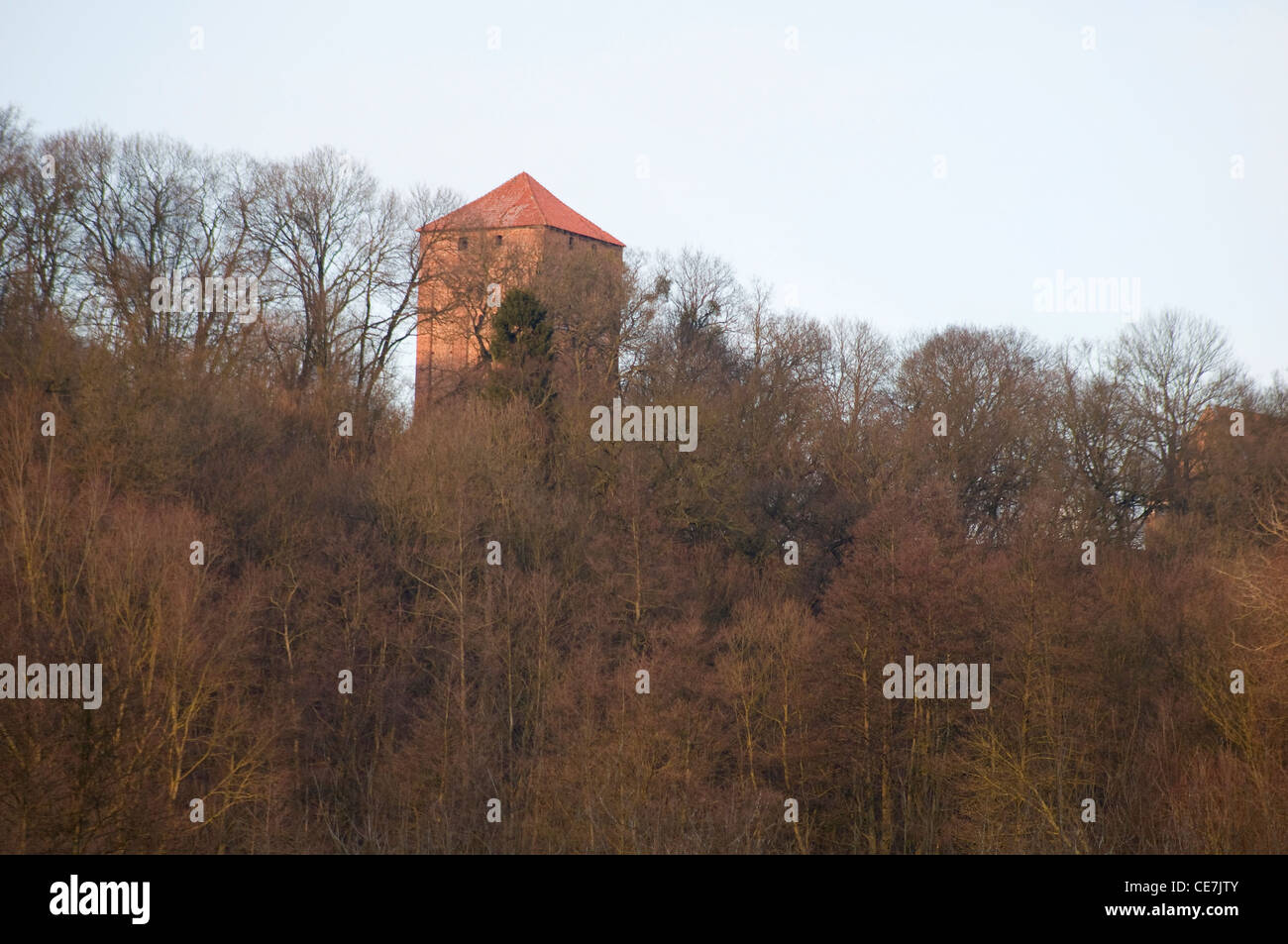 tower of the castle of the Teutonic Knights Stock Photo - Alamy