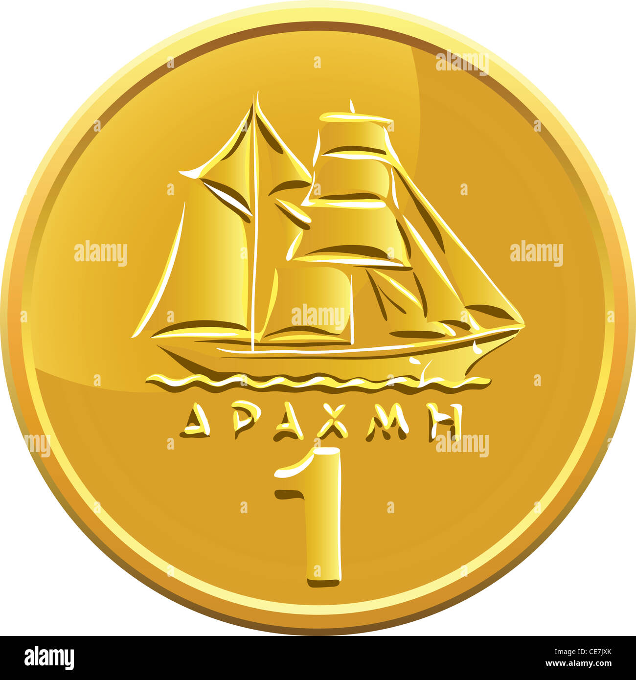 Gold ship hi-res stock photography and images - Alamy