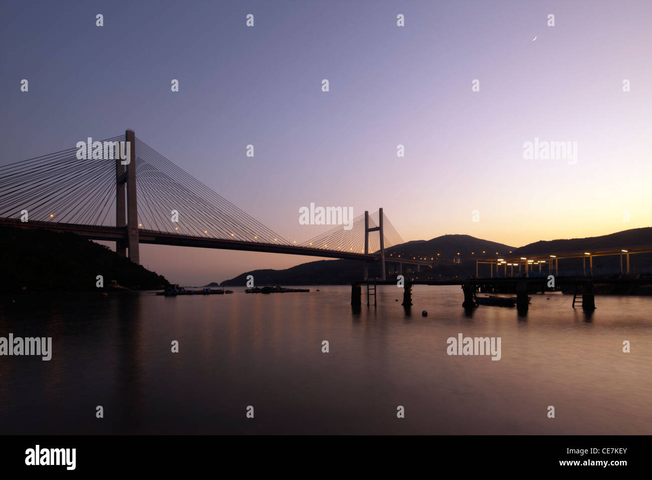 Tsing Ma Bridge Hong Kong Stock Photo - Alamy