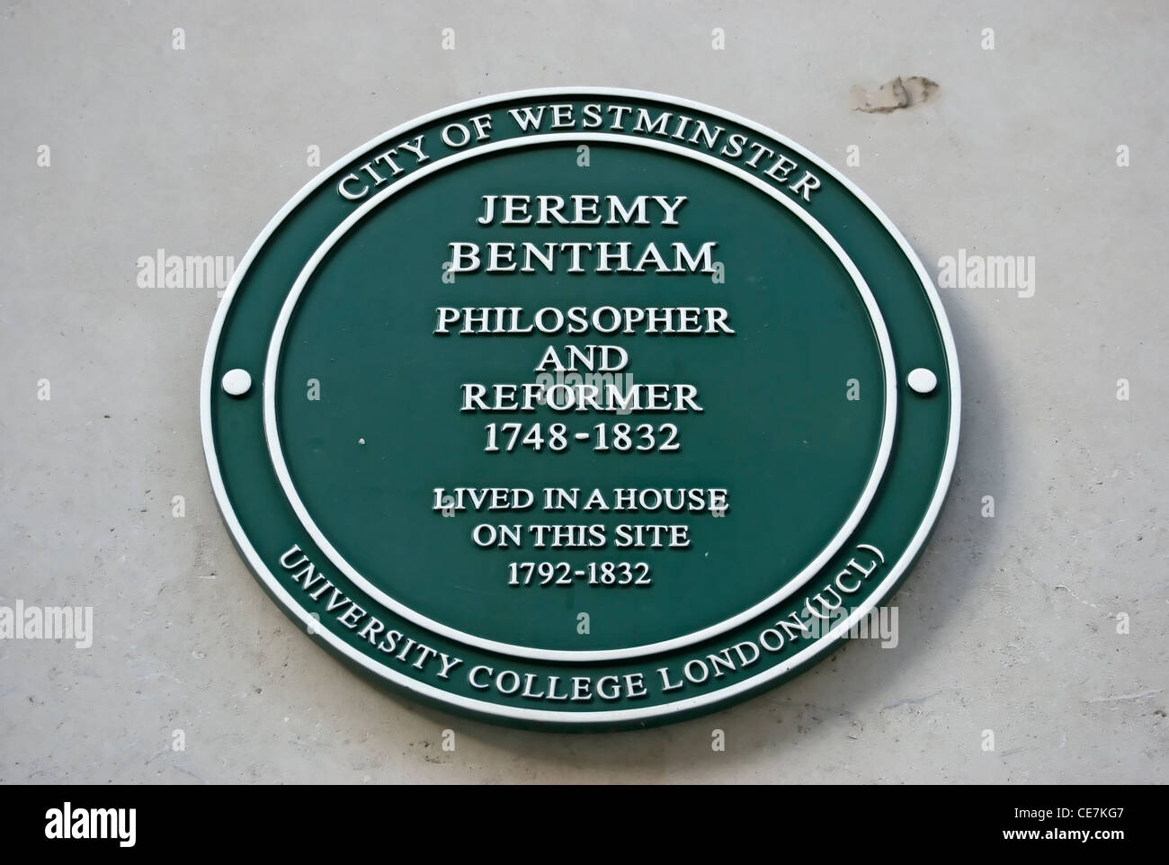 Jeremy bentham hi-res stock photography and images - Alamy