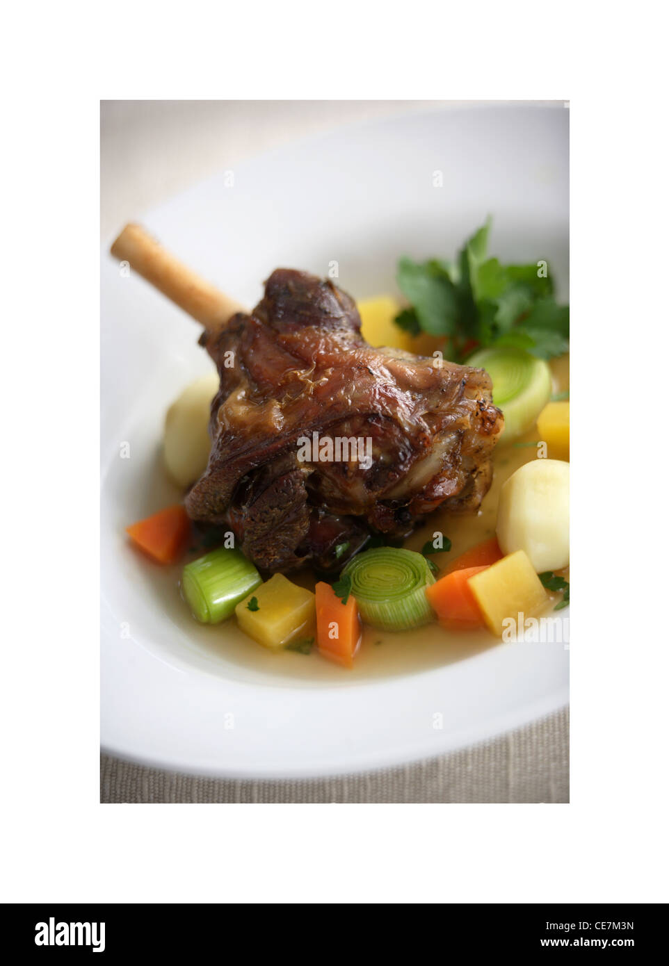 Oven Roasted Salt Marsh Lamb on a celeriac and potato puree with lemon ...