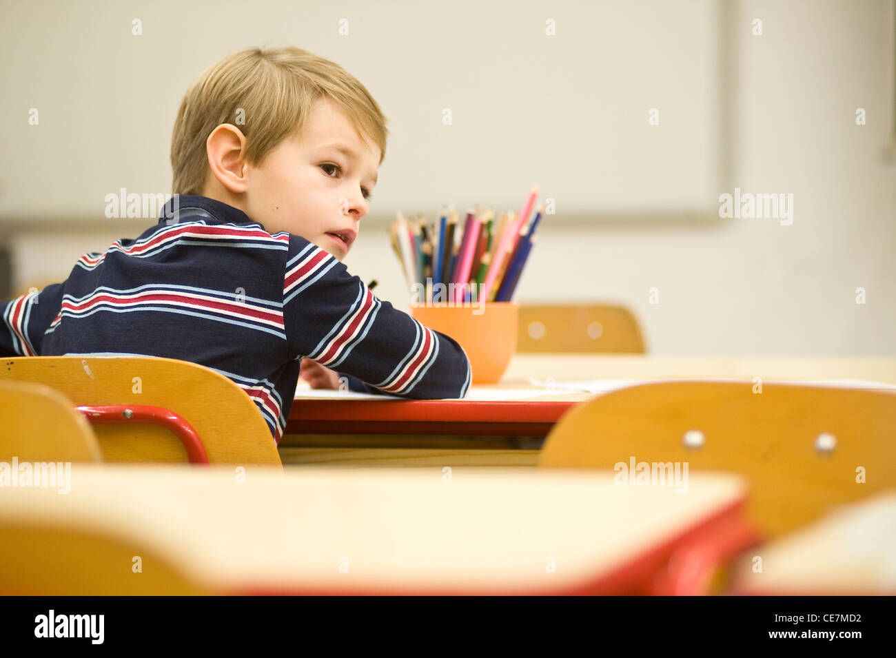 At primary school Stock Photo - Alamy