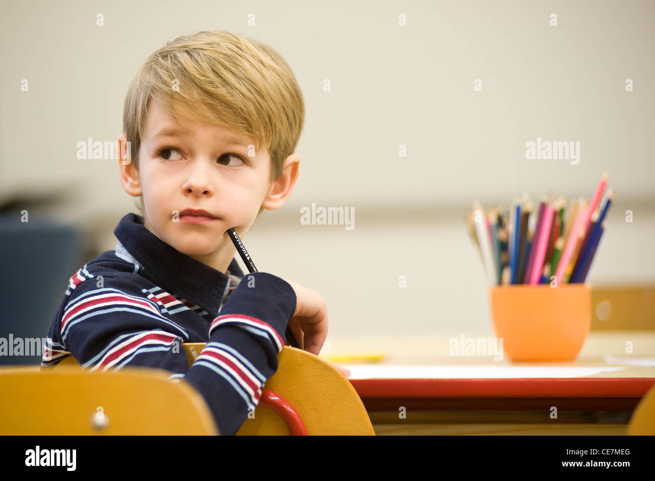 At primary school Stock Photo - Alamy