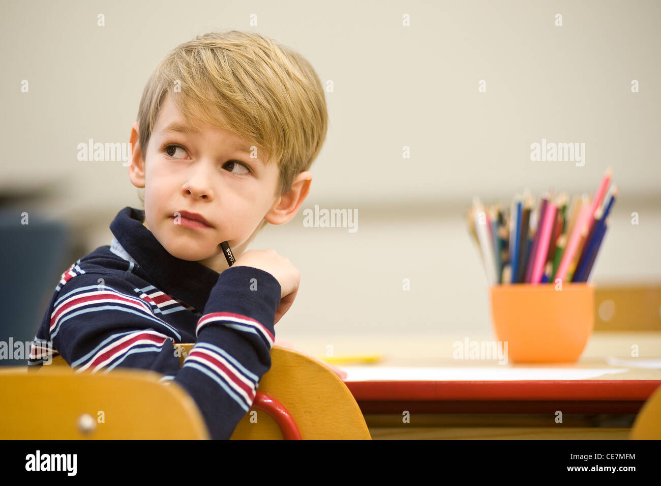 At primary school Stock Photo - Alamy