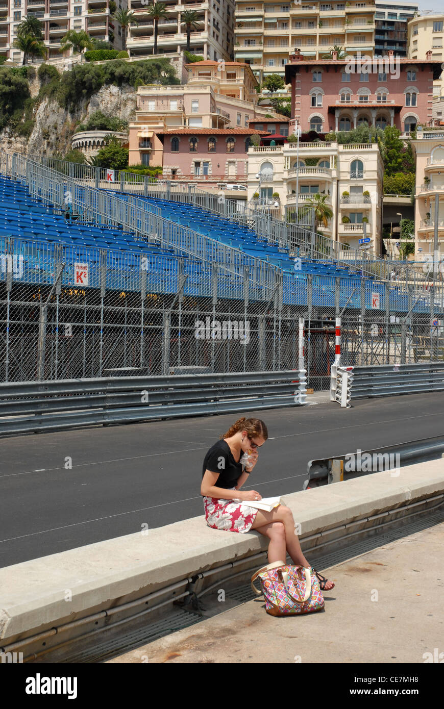 Grandstands, Monte Carlo GP, Monaco Stock Photo - Alamy