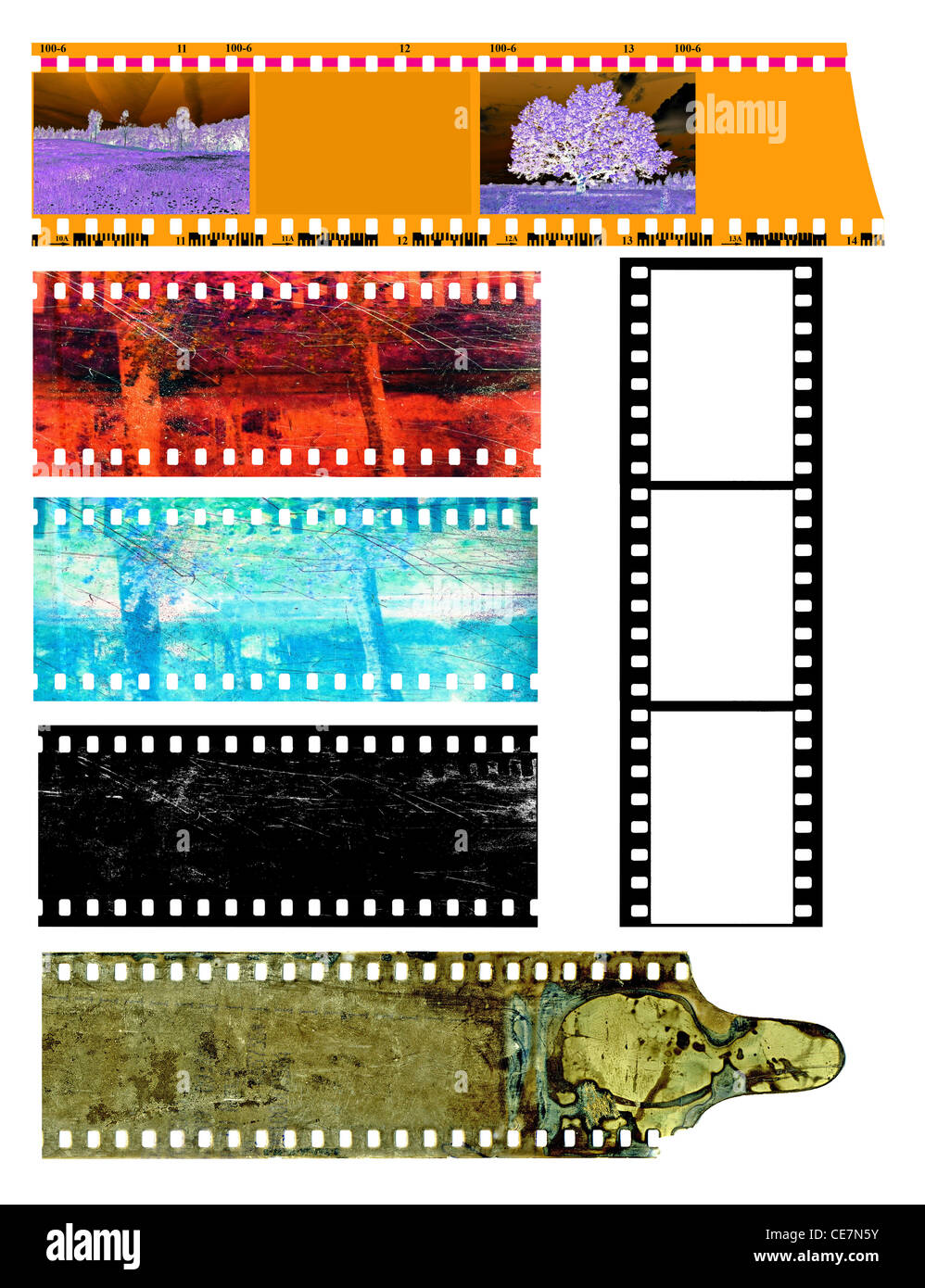 Developed film Cut Out Stock Images & Pictures - Alamy