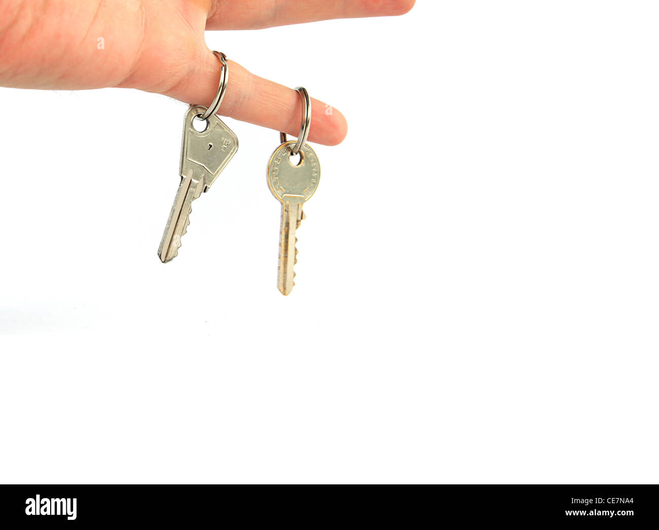 keys on finger Stock Photo - Alamy