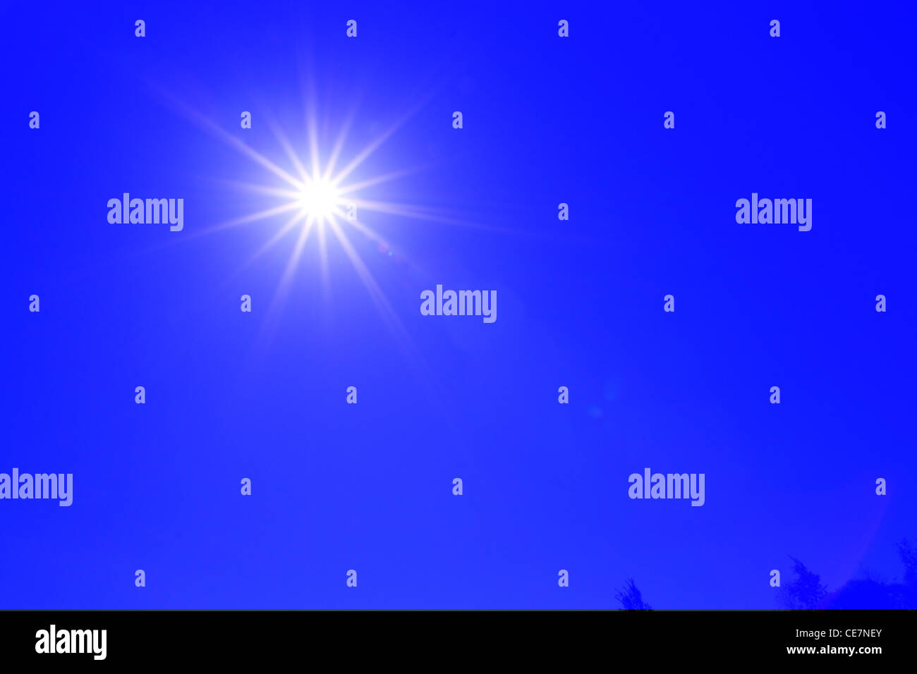 sun in sky Stock Photo - Alamy
