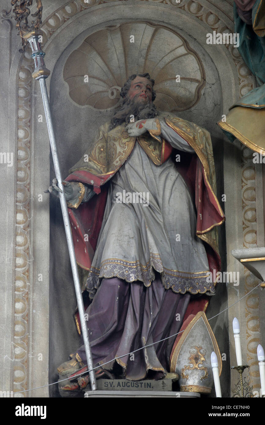 Saint Augustine of Hippo Stock Photo - Alamy
