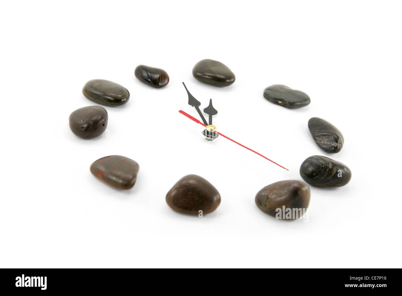 stone clockface, concept of time Stock Photo - Alamy