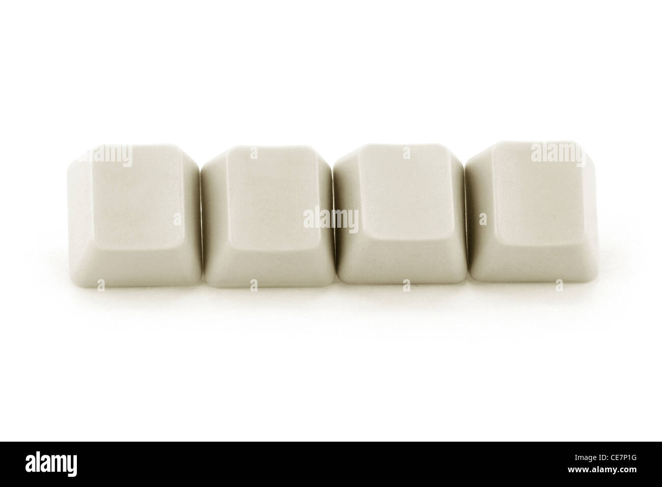 computer keys with white background Stock Photo - Alamy