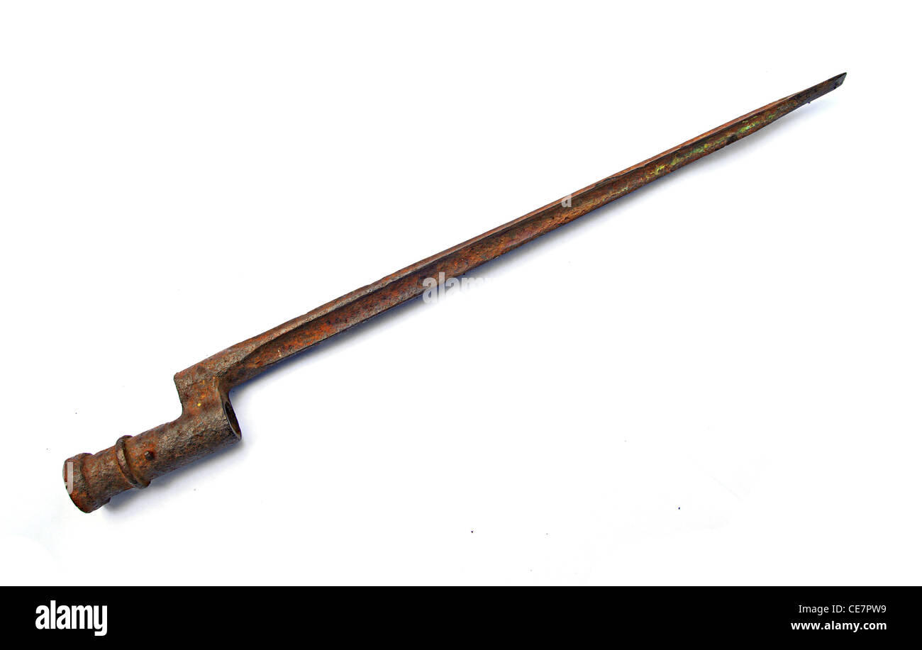 old rusty bayonet Stock Photo - Alamy