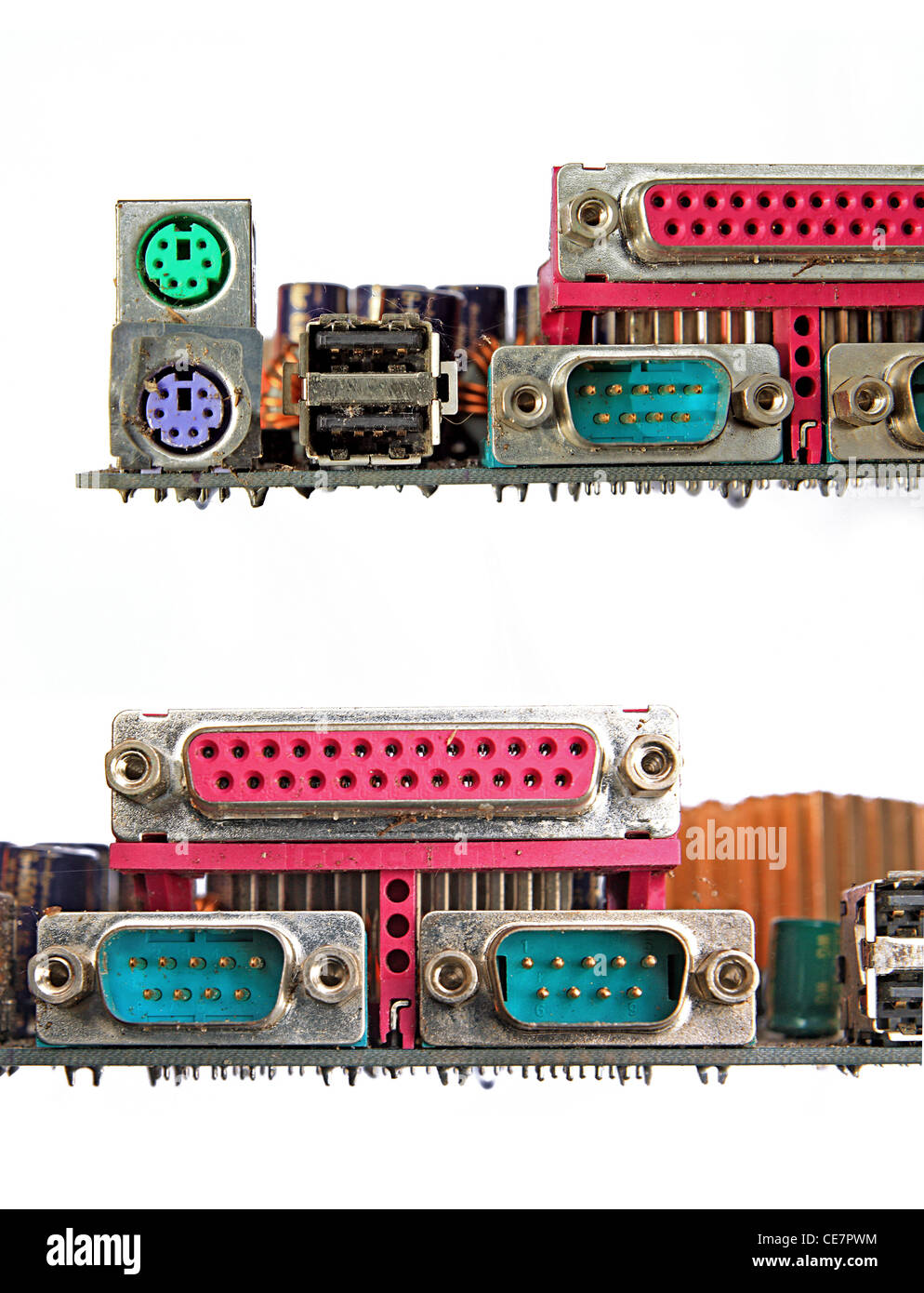 aging detail of the computer Stock Photo - Alamy