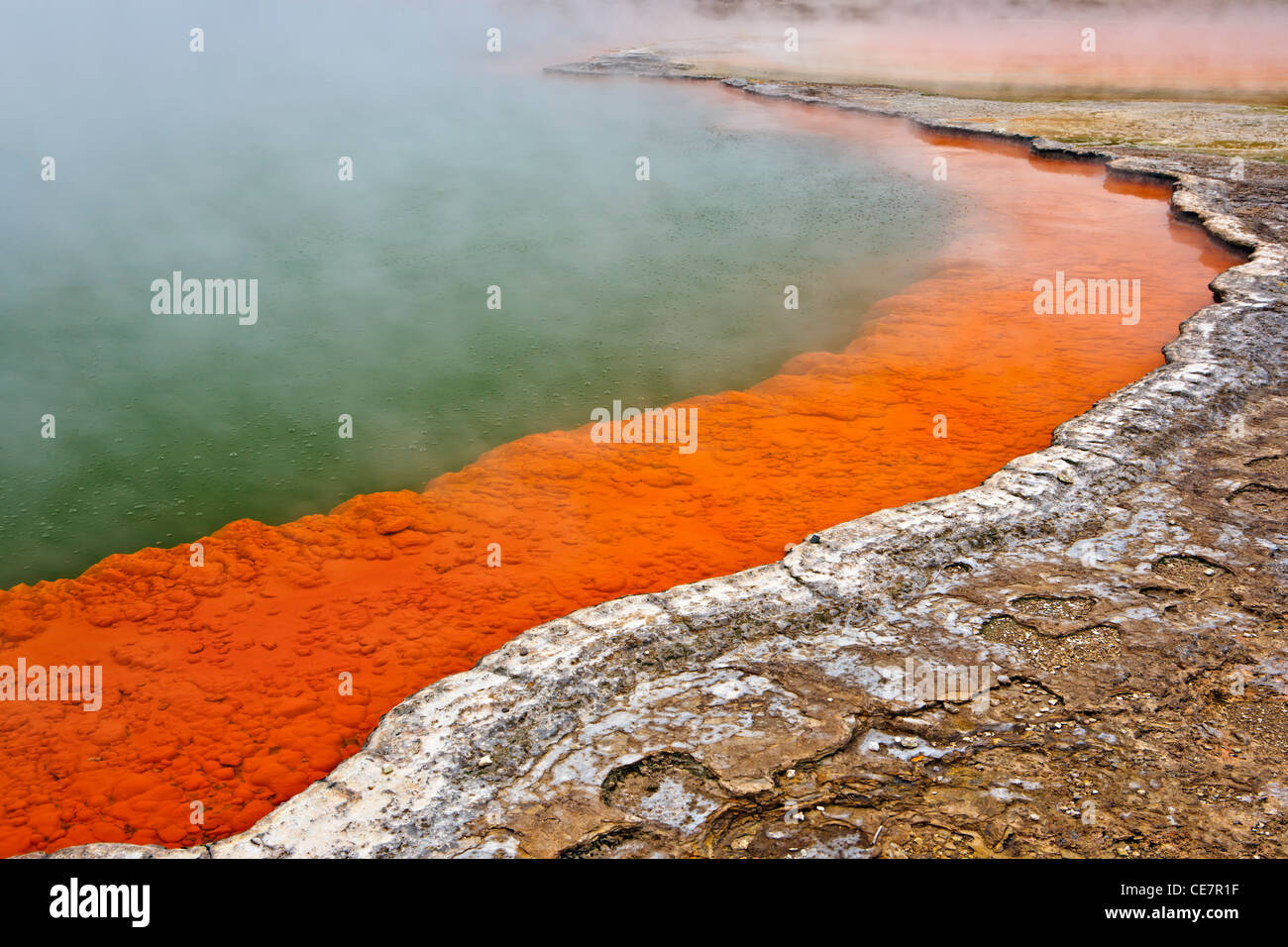 Champagne Pool at Wai-o-tapu Thermal Wonderland, Wai-o-tapu Scenic ...
