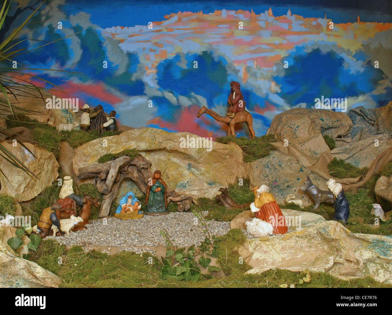 Nativity bethlehem scene hi-res stock photography and images - Alamy