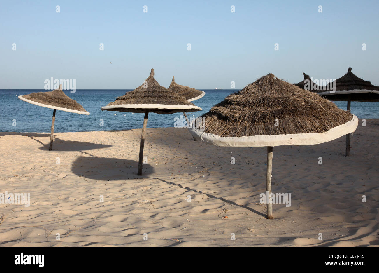 Beach on a sunny day, Sousse, Tunisia Stock Photo - Alamy