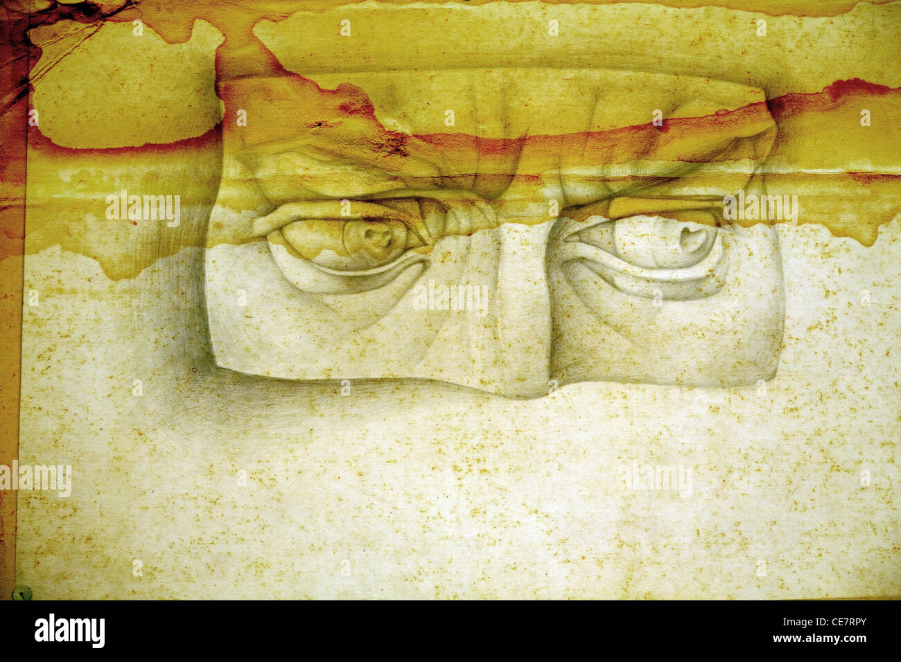 Crumpled old paper texture blood hi-res stock photography and images ...