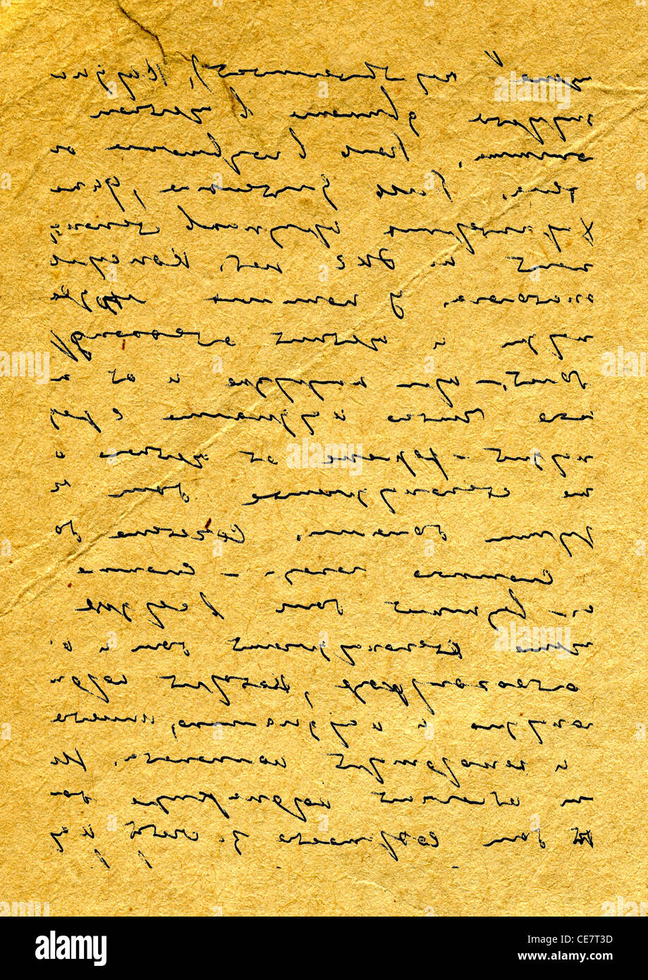 text on old paper Stock Photo - Alamy