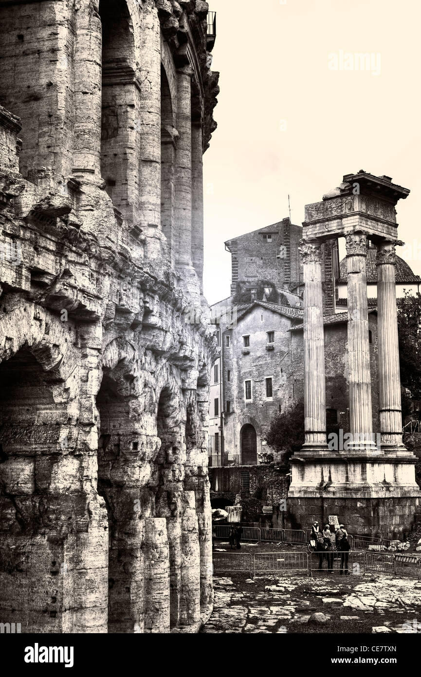 Italy rome temple apollo sosianus hi-res stock photography and images ...