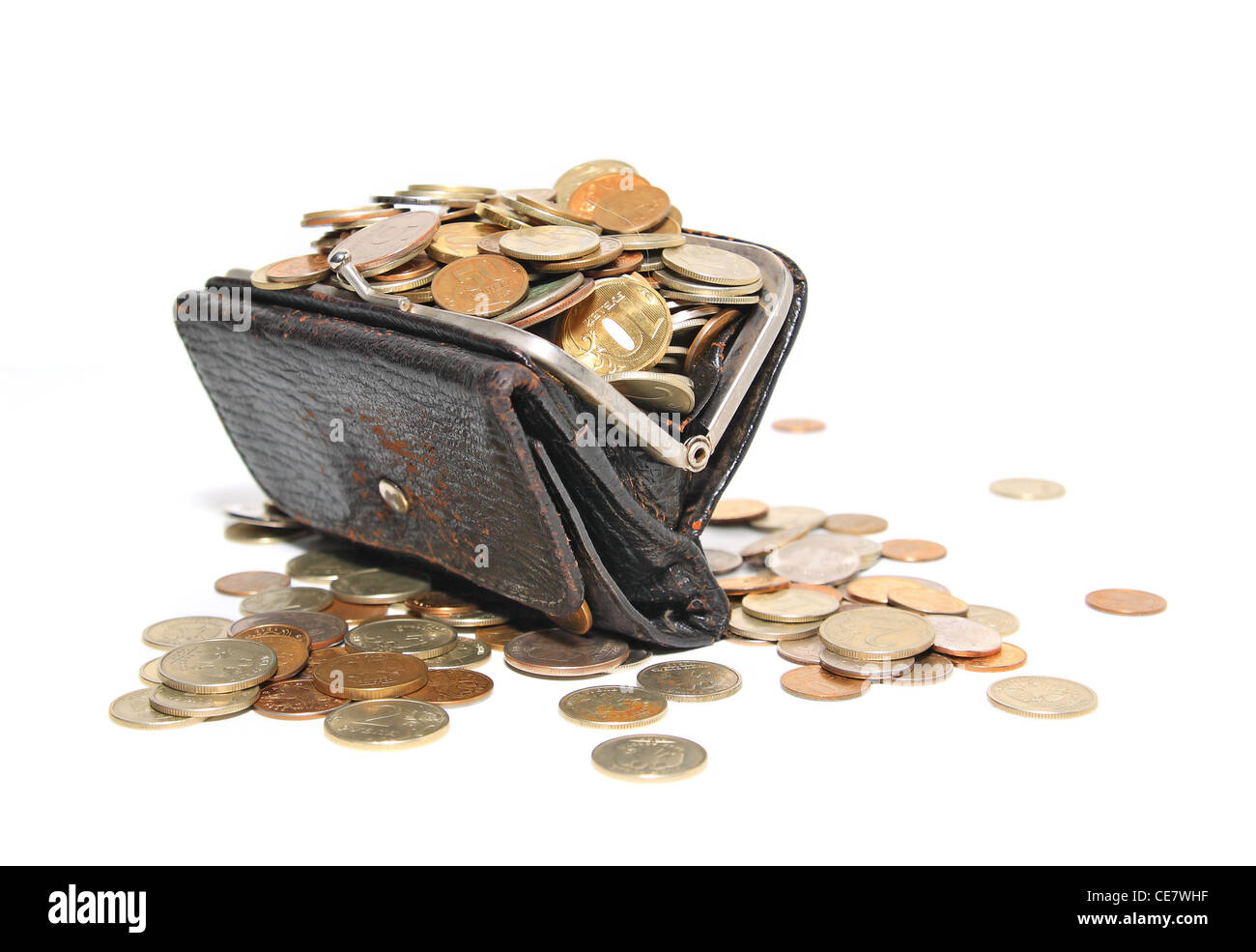 Coin purse white hi-res stock photography and images - Alamy