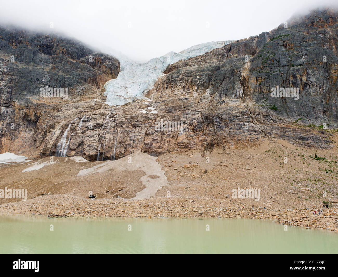 The Angel Glacier, Mount Edith Cavell, Jasper National Park, Alberta ...