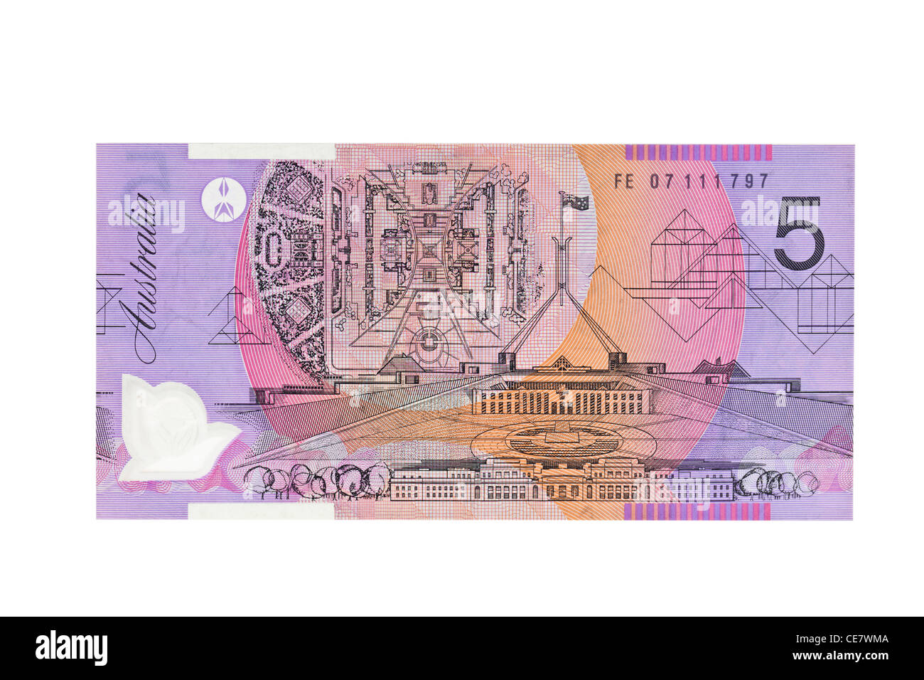 Australian 5 dollar note Cut Out Stock Images & Pictures - Alamy