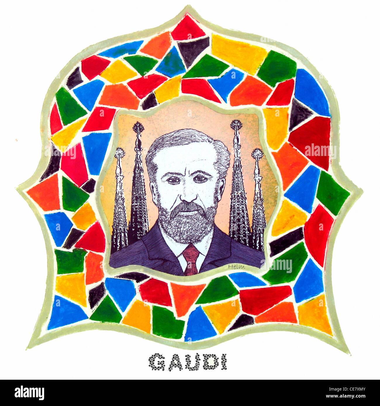Gaudi portrait hi-res stock photography and images - Alamy