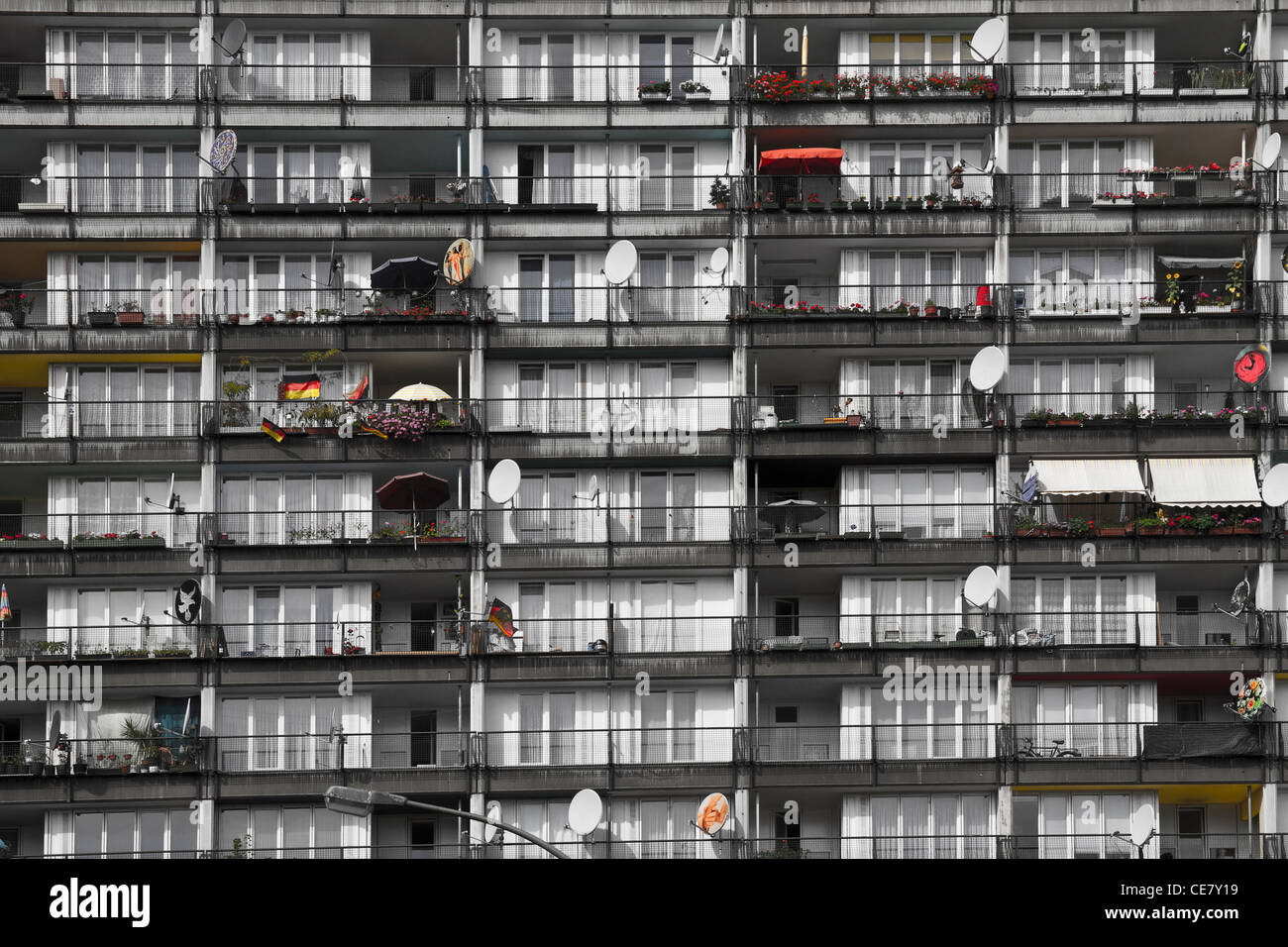 Building of socially deprived people living inside Stock Photo - Alamy