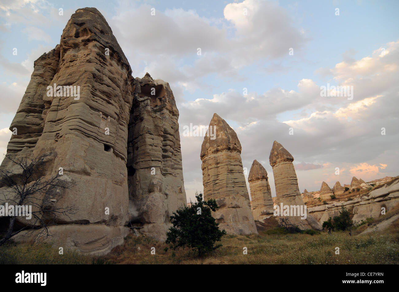 Cappadocia fairy chimneys (Turkey Stock Photo - Alamy