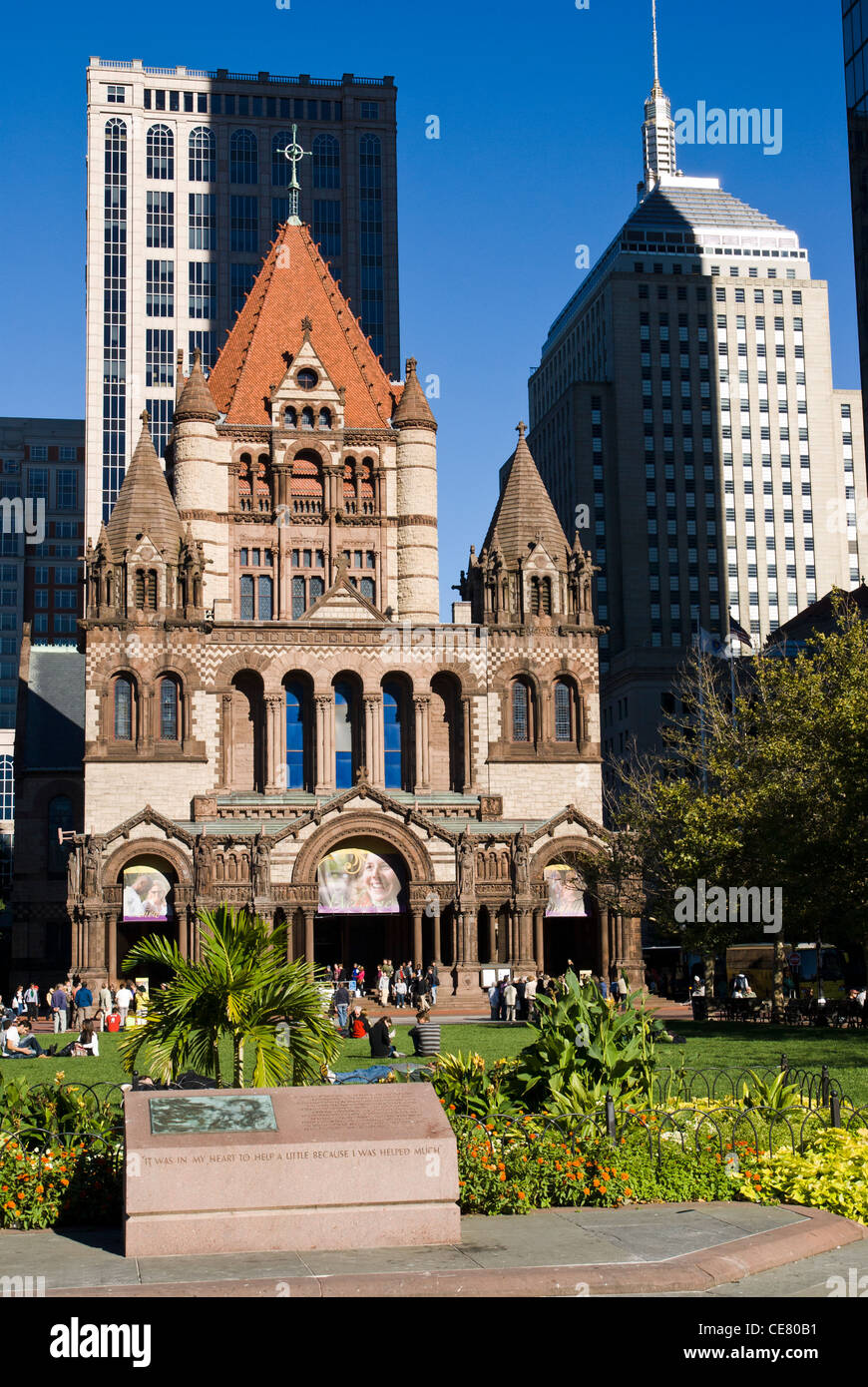 Trinity Church, Boston, Massachusetts Stock Photo - Alamy